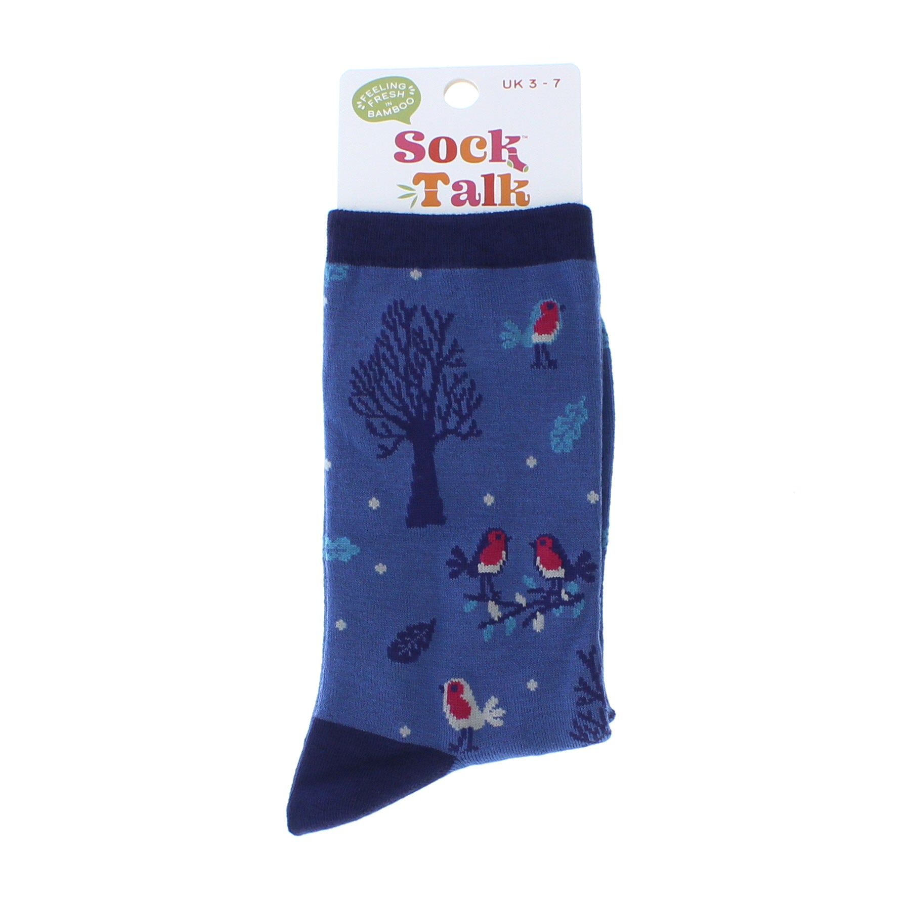 Bamboo Robin Socks (Navy) – Maggna