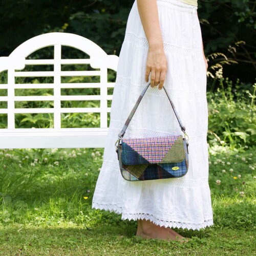 Glen Appin Harris Tweed Clunie Patchwork Shoulder Bag – Maggna